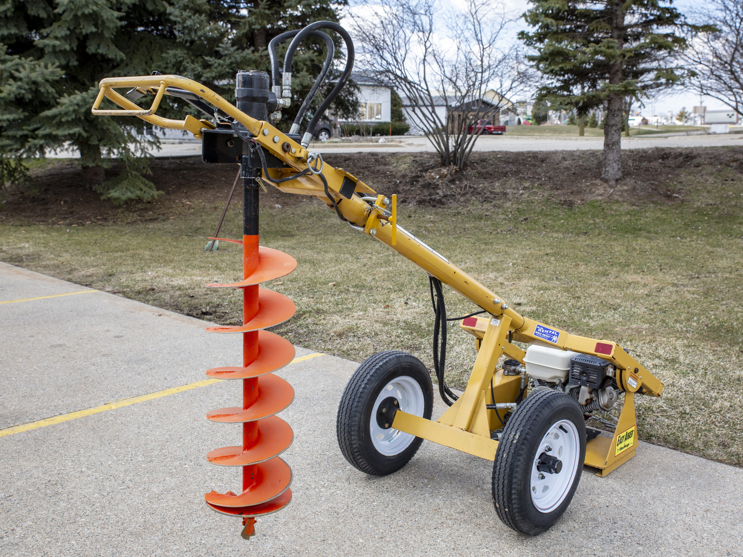 Towable Post Hole Diggers Augers Havit Supplies AB Rental Towable Post Hole Diggers Augers Havit Supplies AB Rental